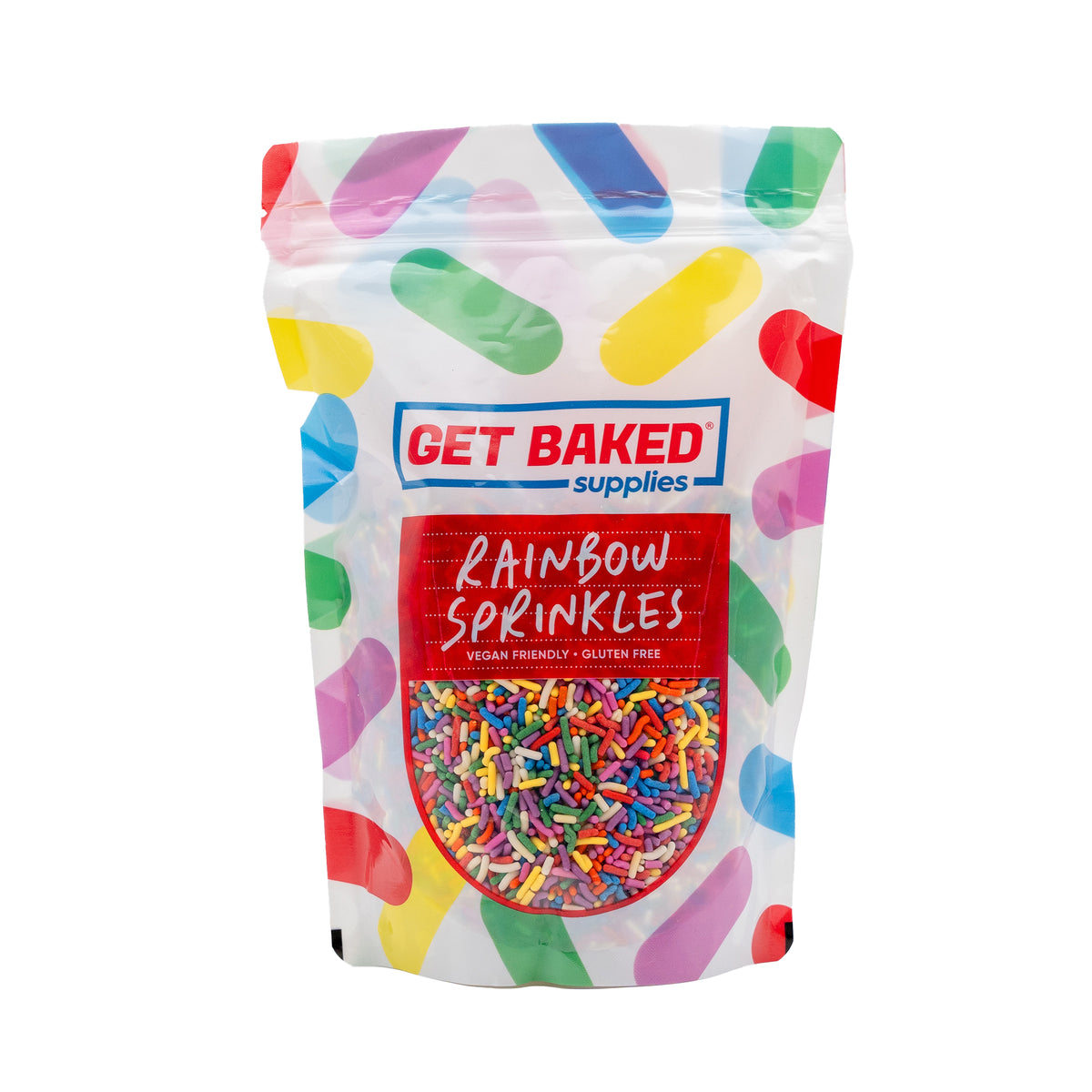 Rainbow Sprinkles: 500g – Get Baked Supplies