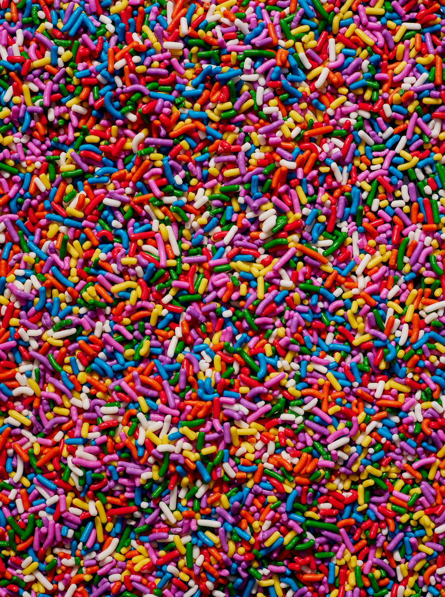 Rainbow Sprinkles (25lb / 11.34kg box) – Get Baked Supplies
